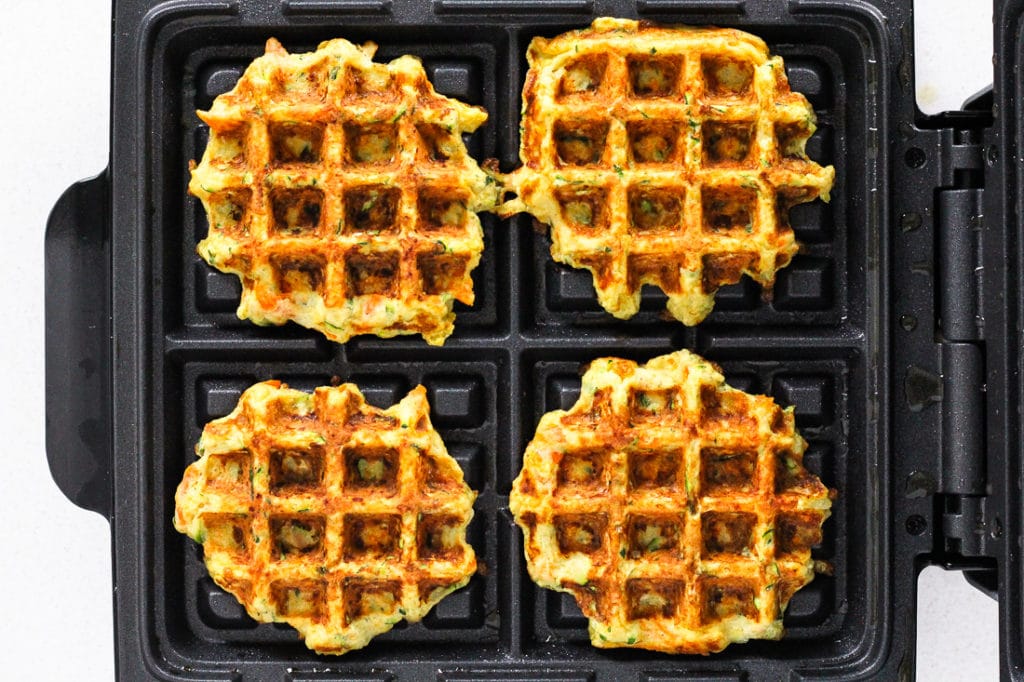 Gluten-Free Savory Veggie Waffles - Shaped by Charlotte